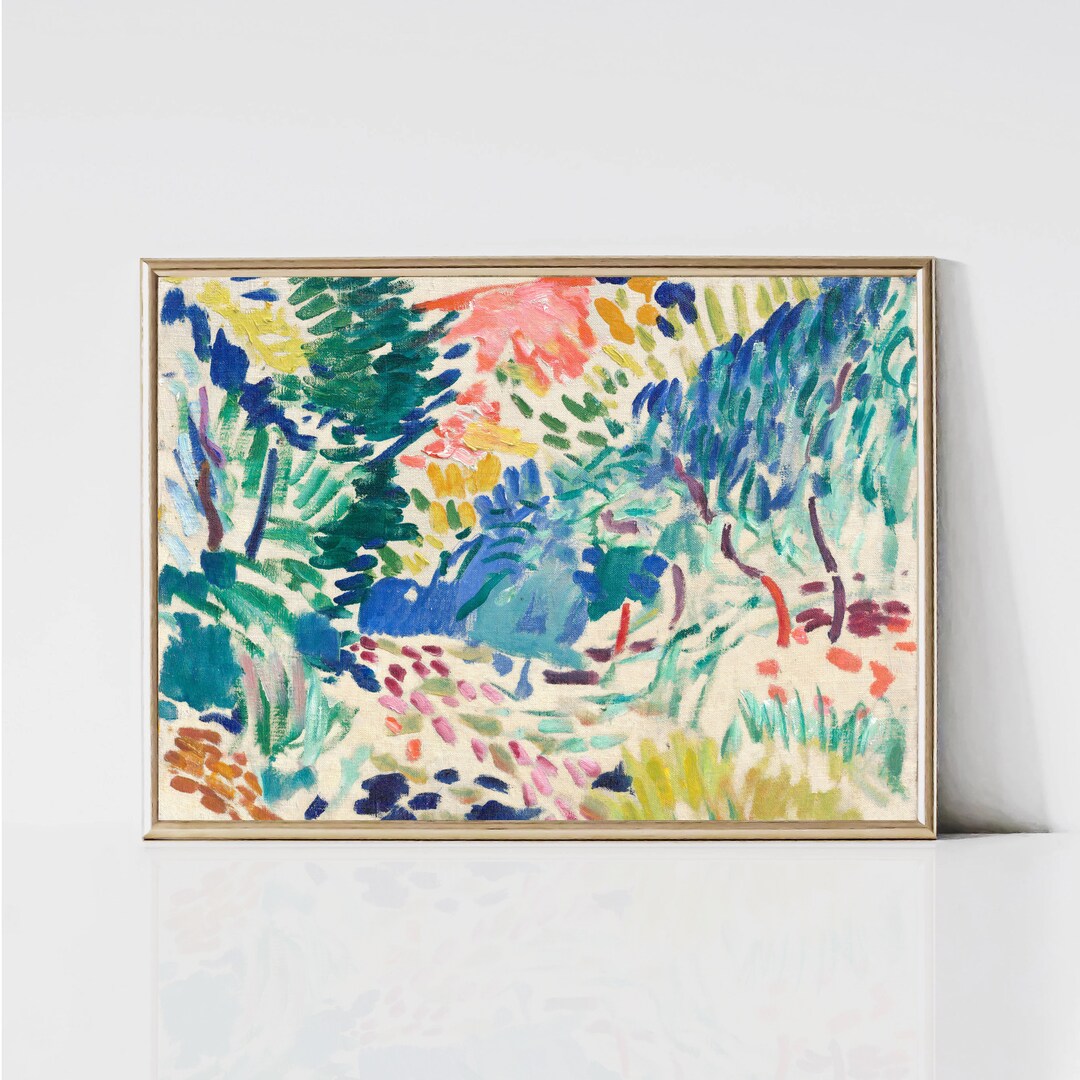 Henri Matisse Landscape at Collioure Modern Painting - Etsy