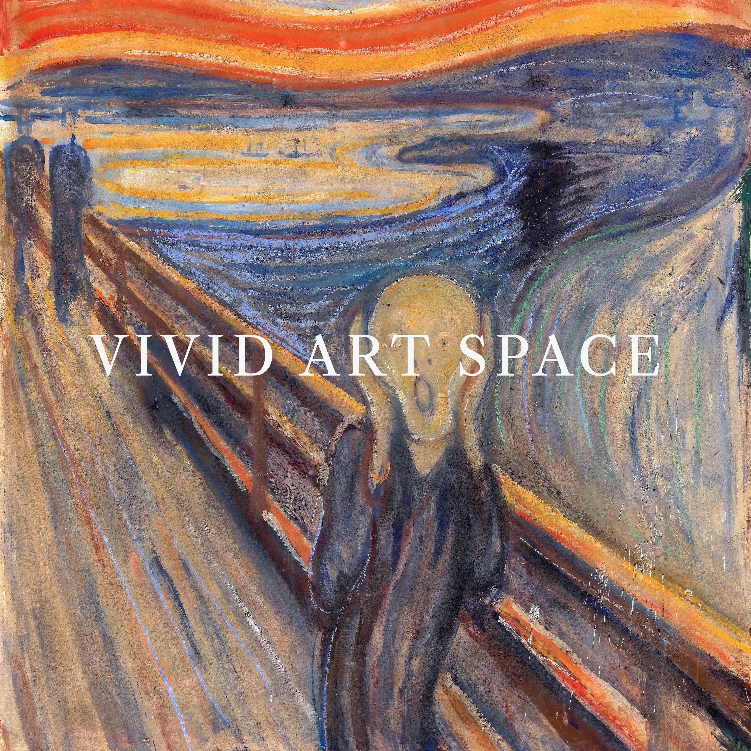 The Scream by Edvard Munch | Expressionist Portrait Painting | Colorful ...