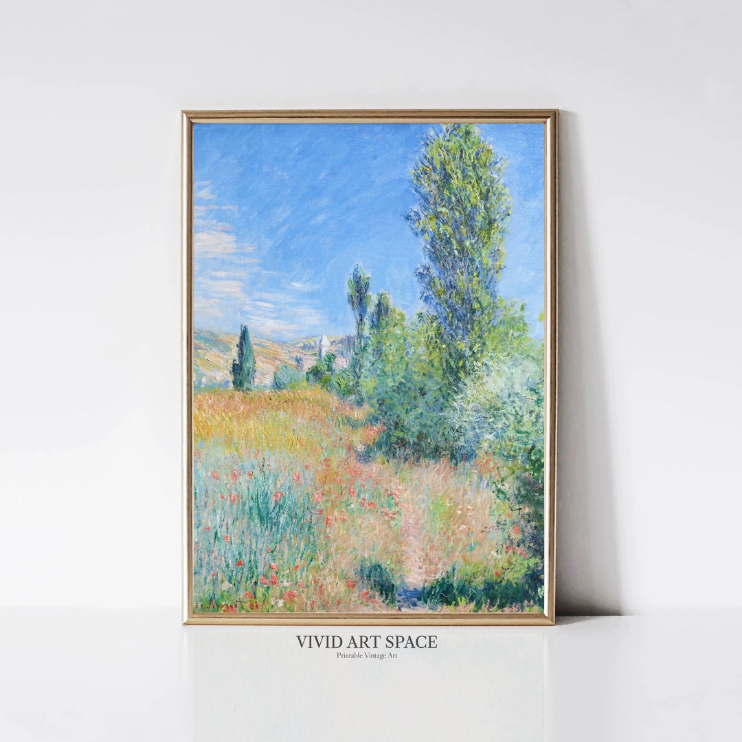 Claude Monet Landscape in Ile Saint-martin | Impressionist Landscape ...