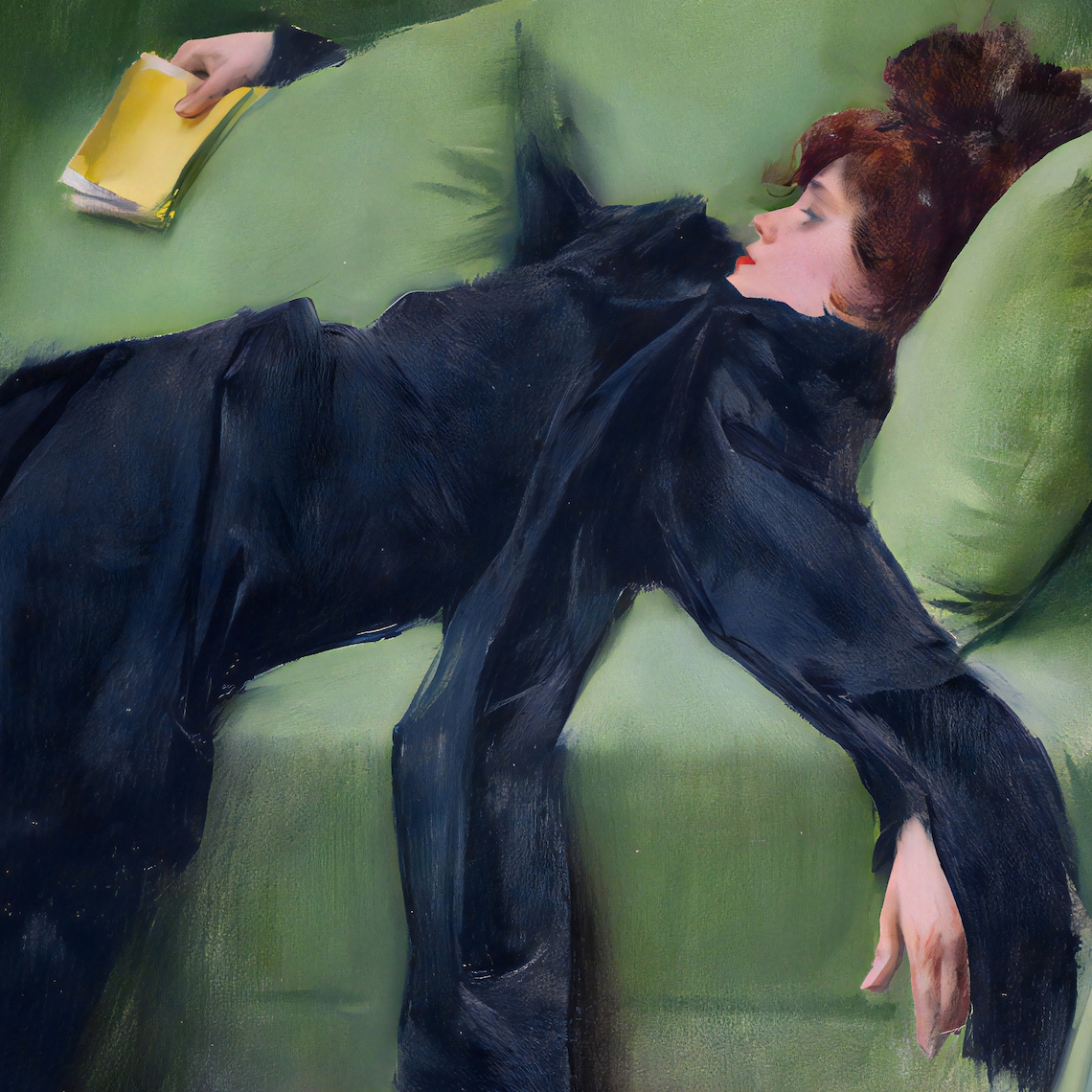 Decadent Young Woman After the Dance Ramon Casas Lady - Etsy