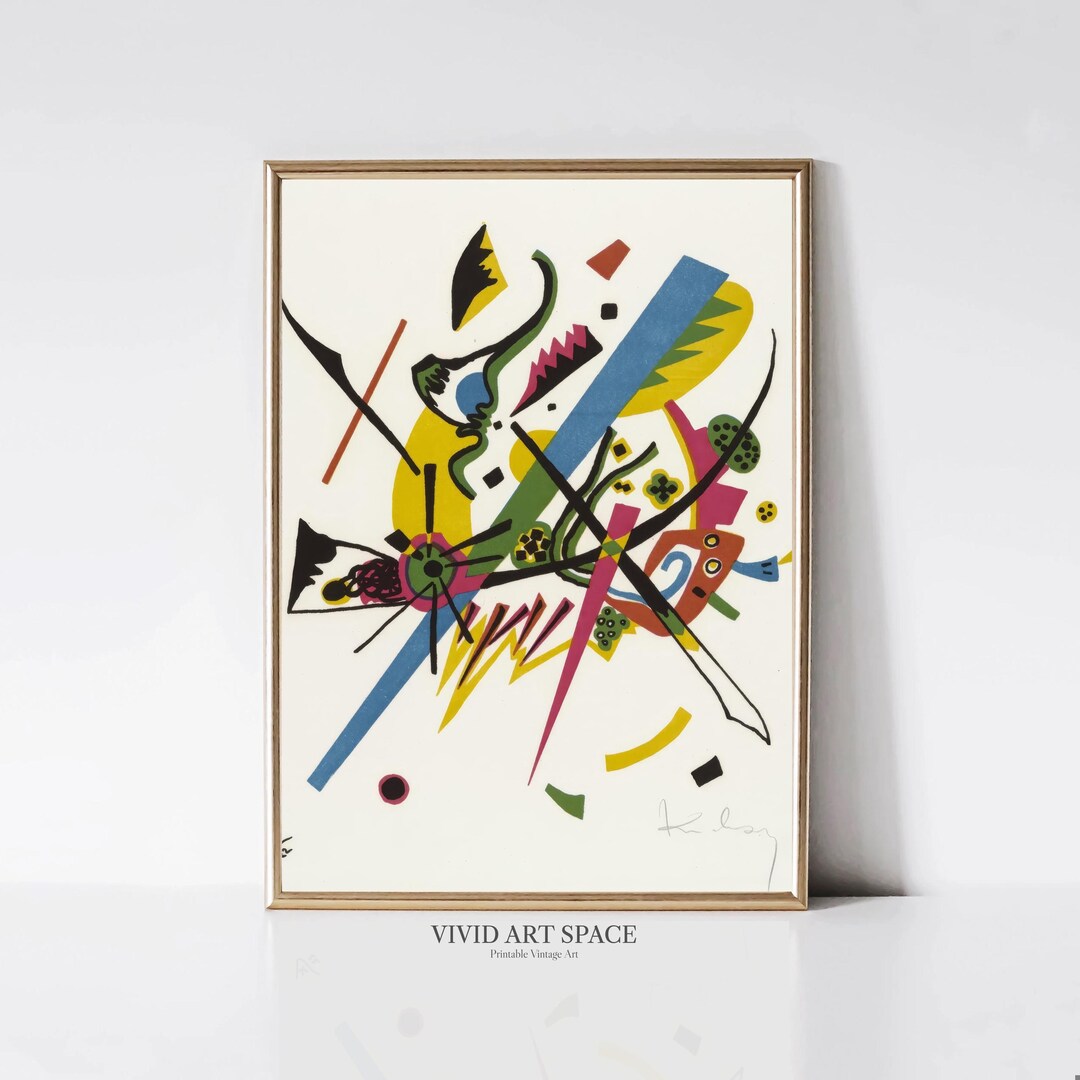 Kandinsky Small Worlds 1 | Modern Abstract Painting | Geometry Art ...