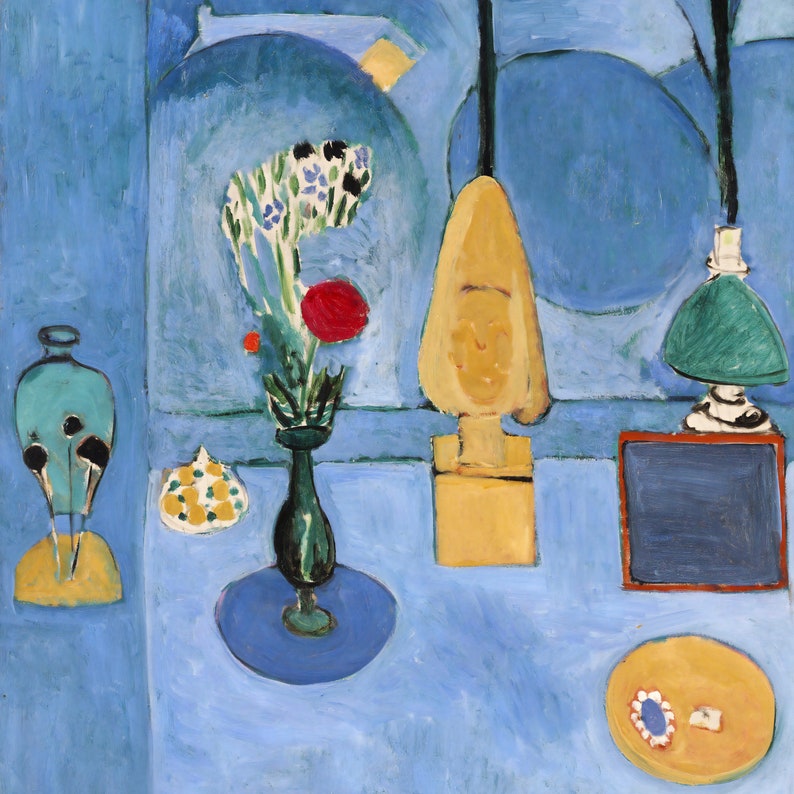 Henri Matisse Blue Window Fauvism Painting Abstract Art - Etsy