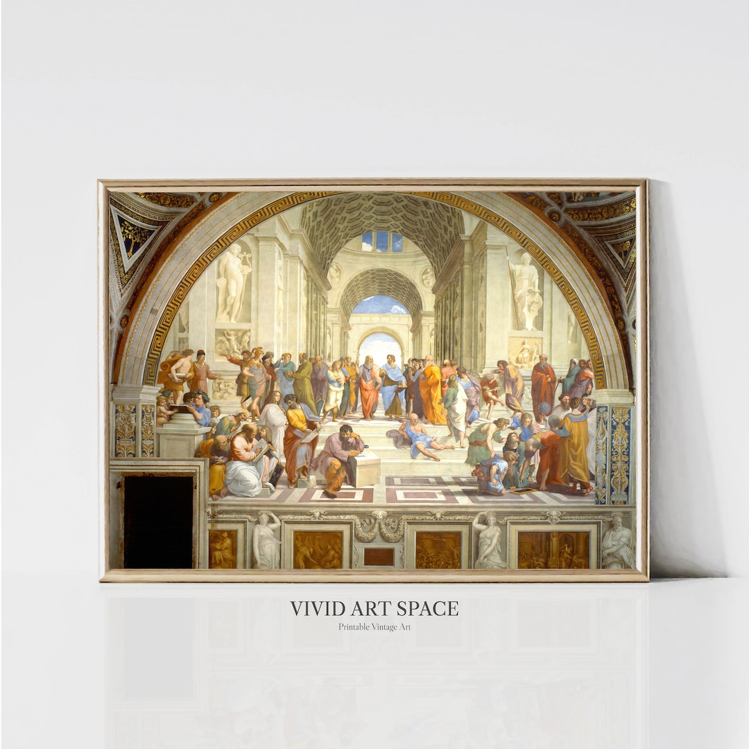 The School of Athens by Raphael | Renaissance Art Print | Famous ...