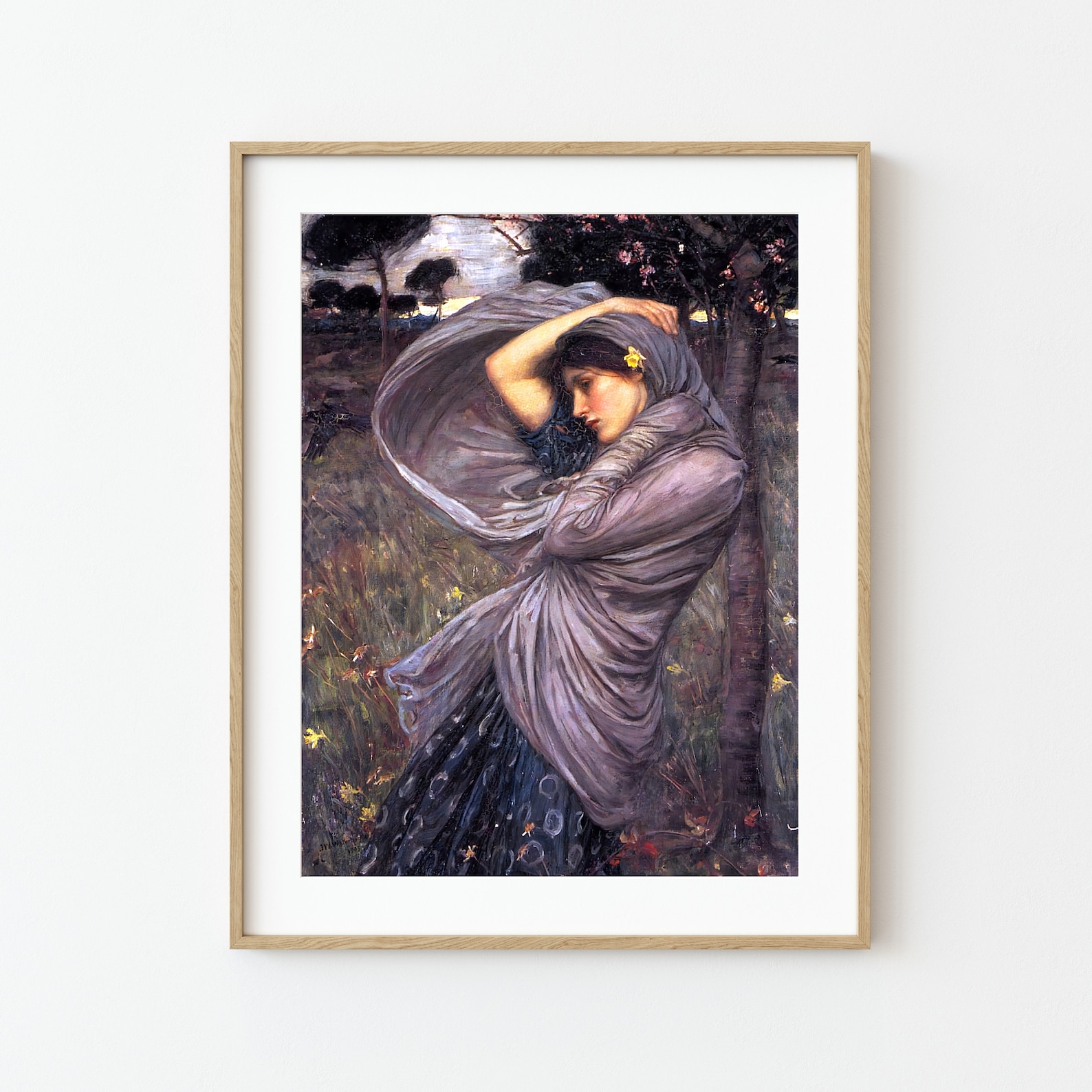 Boreas by John William Waterhouse | Pre-raphaelite Art Print ...