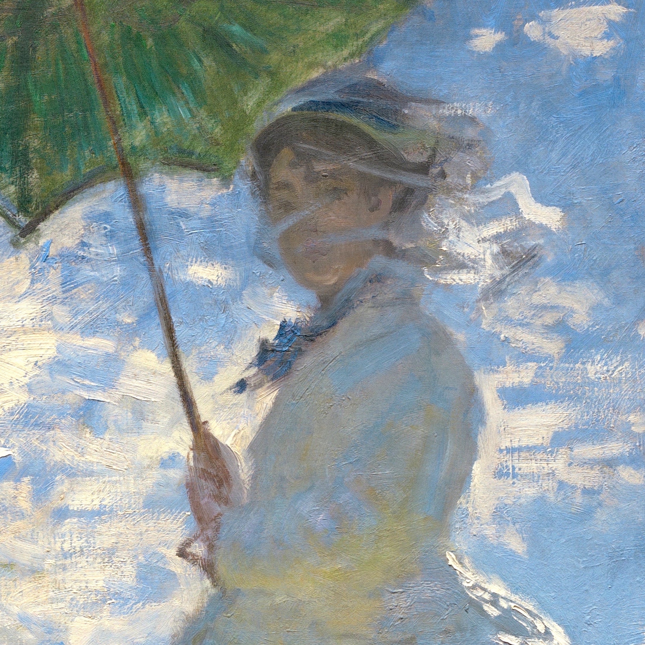 Claude Monet Woman With Parasol Impressionist Summer - Etsy Australia