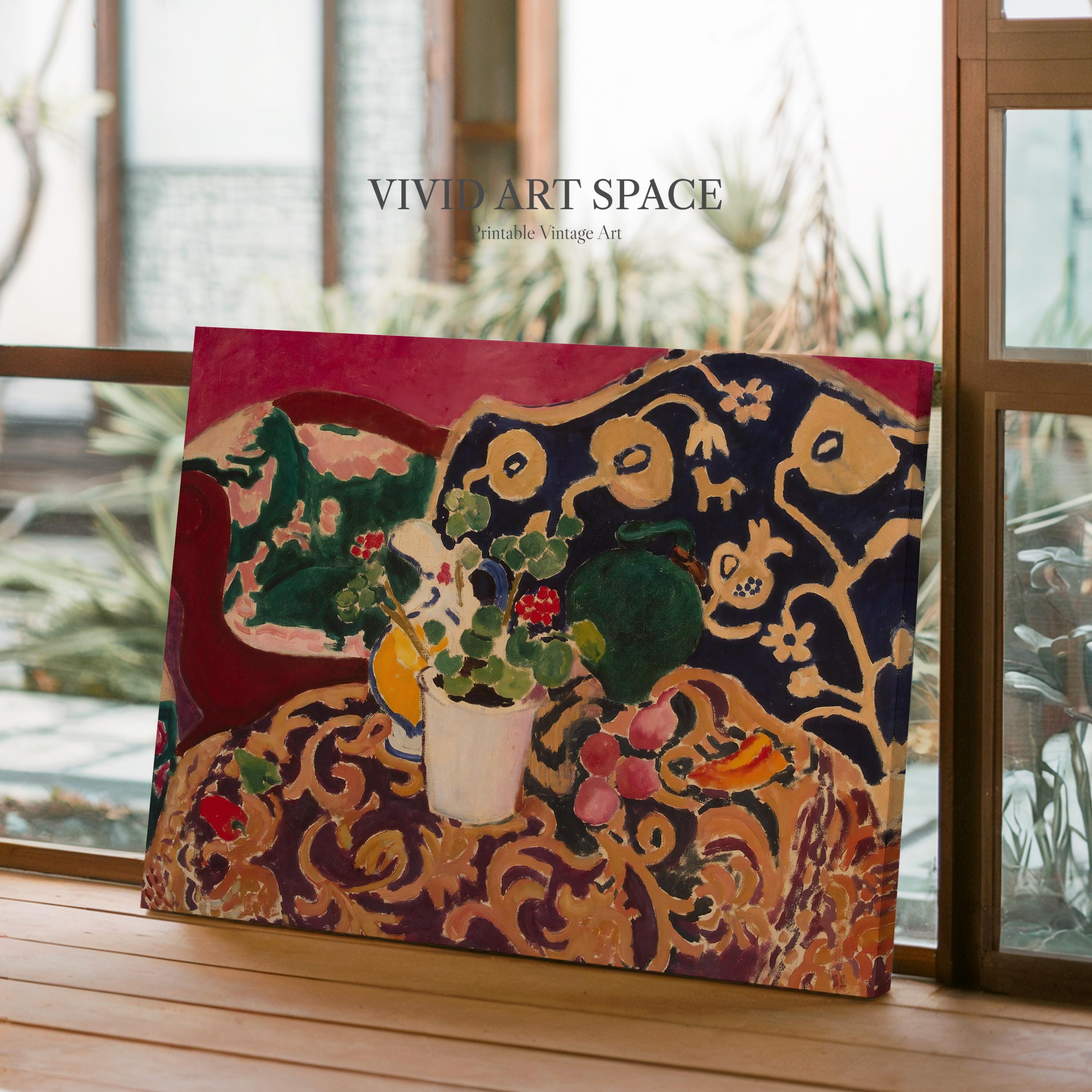 Henri Matisse Painting Print - Spanish Still Life | Canvas Print ...