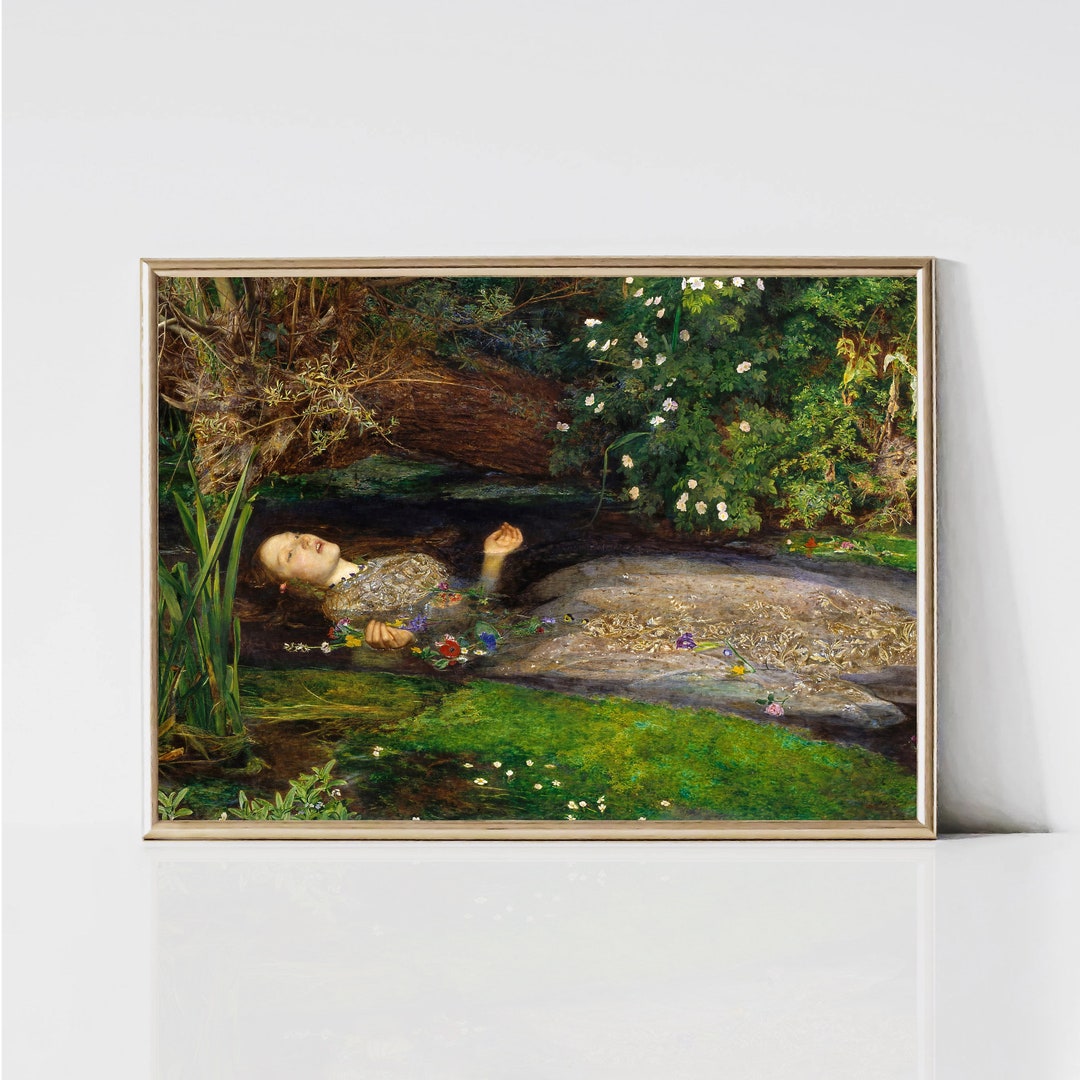 Ophelia by John Everett Millais | Pre-raphaelite Woman Portrait ...