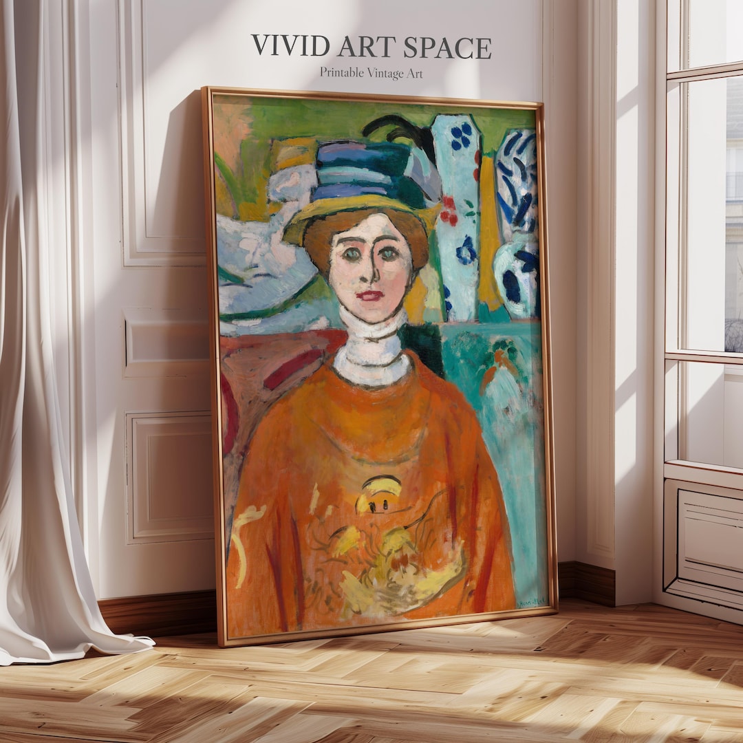 Henri Matisse Painting Print - the Girl With Green Eyes | Canvas Print ...