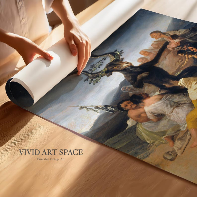 Francisco Goya Painting Print - Witches' Sabbath | Canvas Print ...