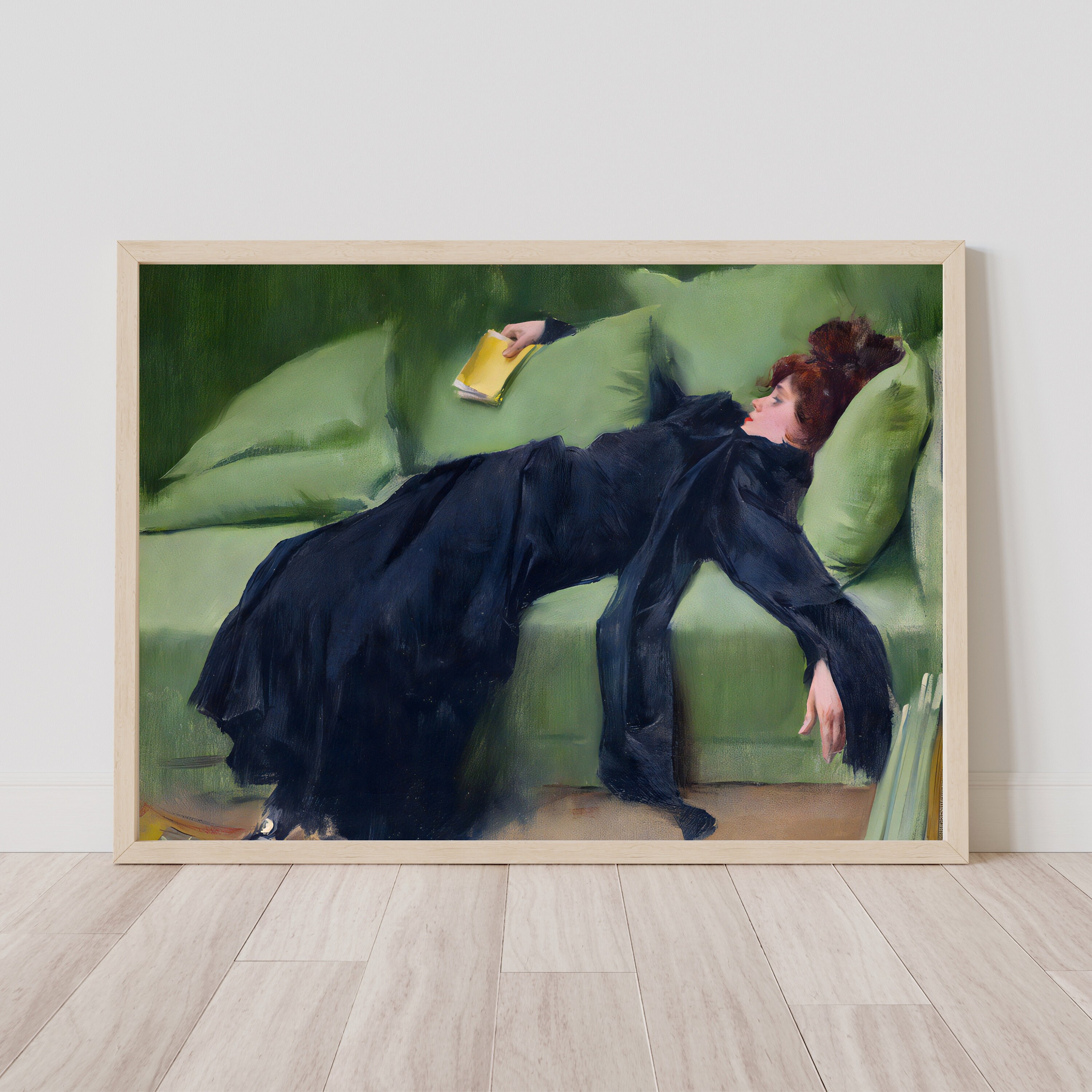 Decadent Young Woman After the Dance Ramon Casas Lady - Etsy