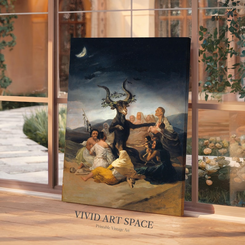 Francisco Goya Painting Print - Witches' Sabbath | Canvas Print ...