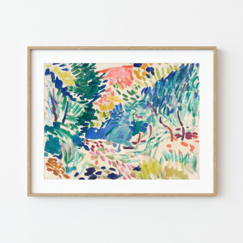 Henri Matisse Landscape at Collioure Fauvism Abstract - Etsy