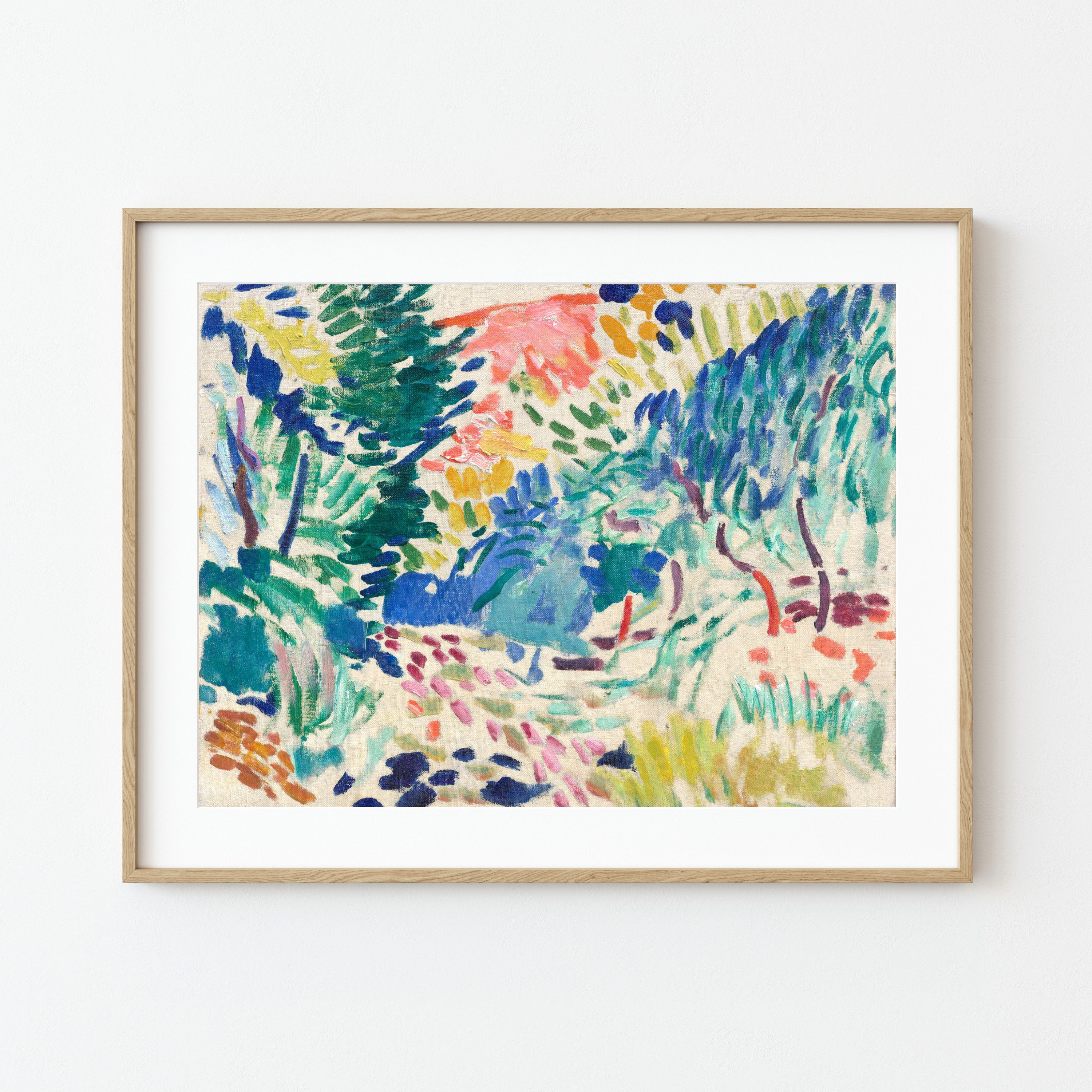 Henri Matisse Landscape at Collioure Fauvism Abstract - Etsy Australia