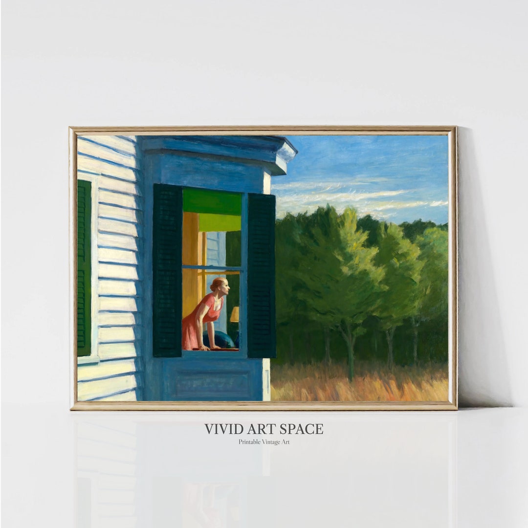 Edward Hopper Cape Cod Morning Modern American Realism Painting Moody ...