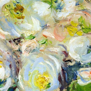 Claude Monet Christmas Roses Impressionist Painting Floral Print ...