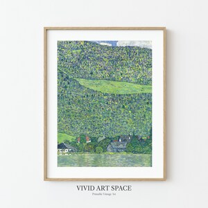 Gustav Klimt Litzlberg Am Attersee (vertical) | Symbolist Landscape ...
