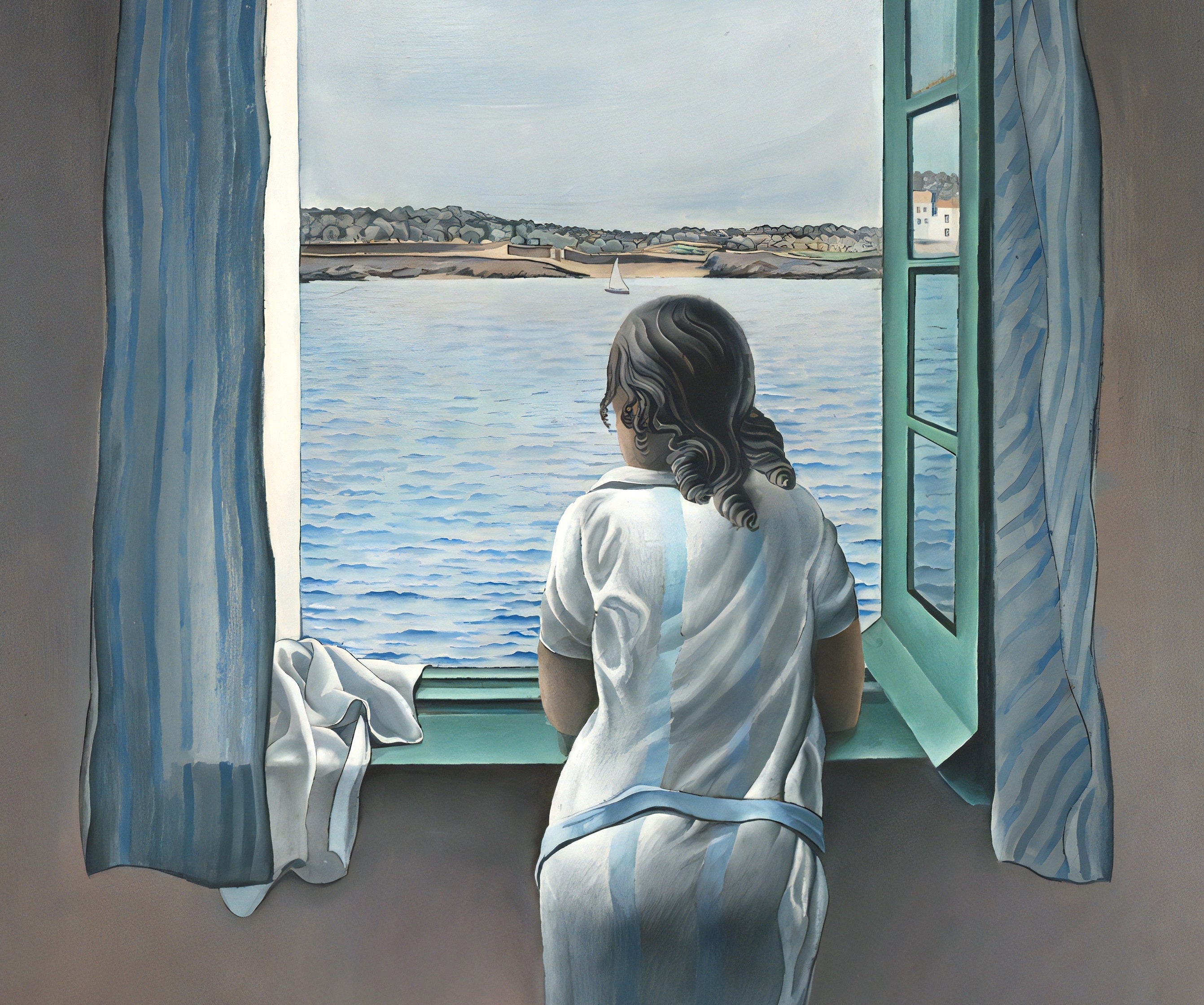 Salvador Dali Young Woman at a Window Printable Vintage - Etsy Australia