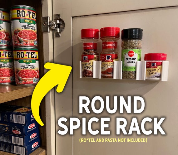 Kitchen Spice Rack Holder for Round Mccormick Style Spices. | Etsy