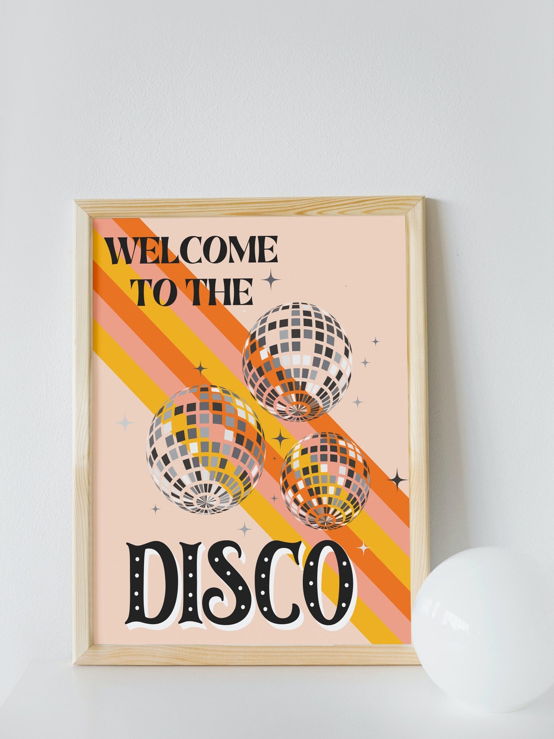 Disco Wall Art , Printable Wall Art , Disco Art , Groovy Wall Art ...