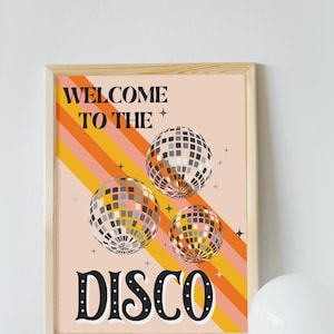 Disco Wall Art , Printable Wall Art , Disco Art , Groovy Wall Art ...