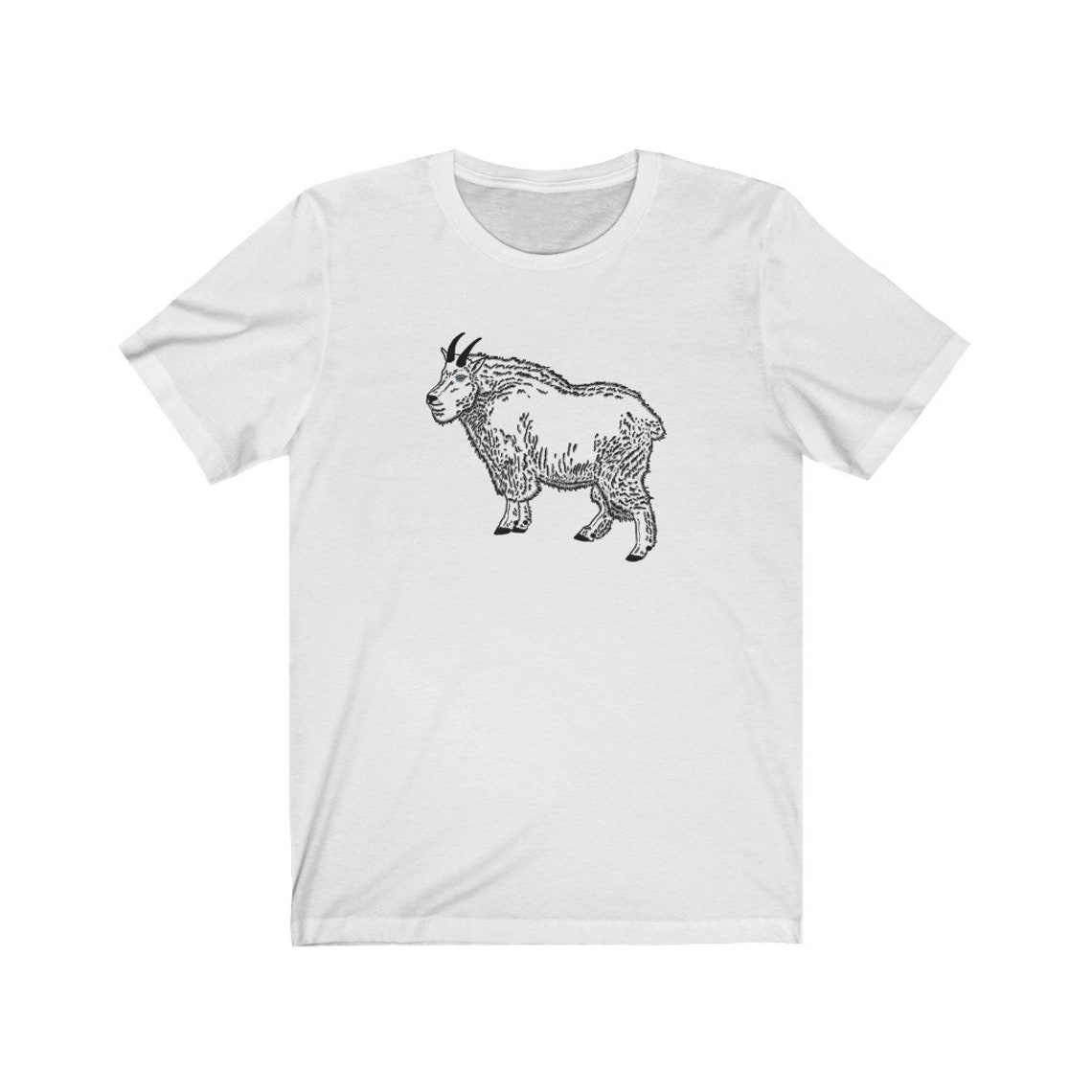 Mountain Goat Tshirt, Backcountry Hiking Shirt, Goat Shirt, Camping ...