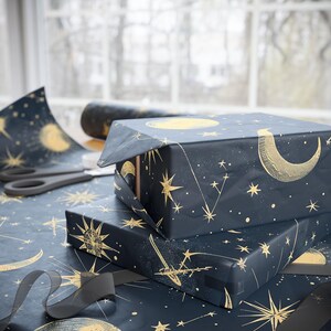 Space Constellations Wrapping Papers, Celestial Gift Wrap, Galaxy ...
