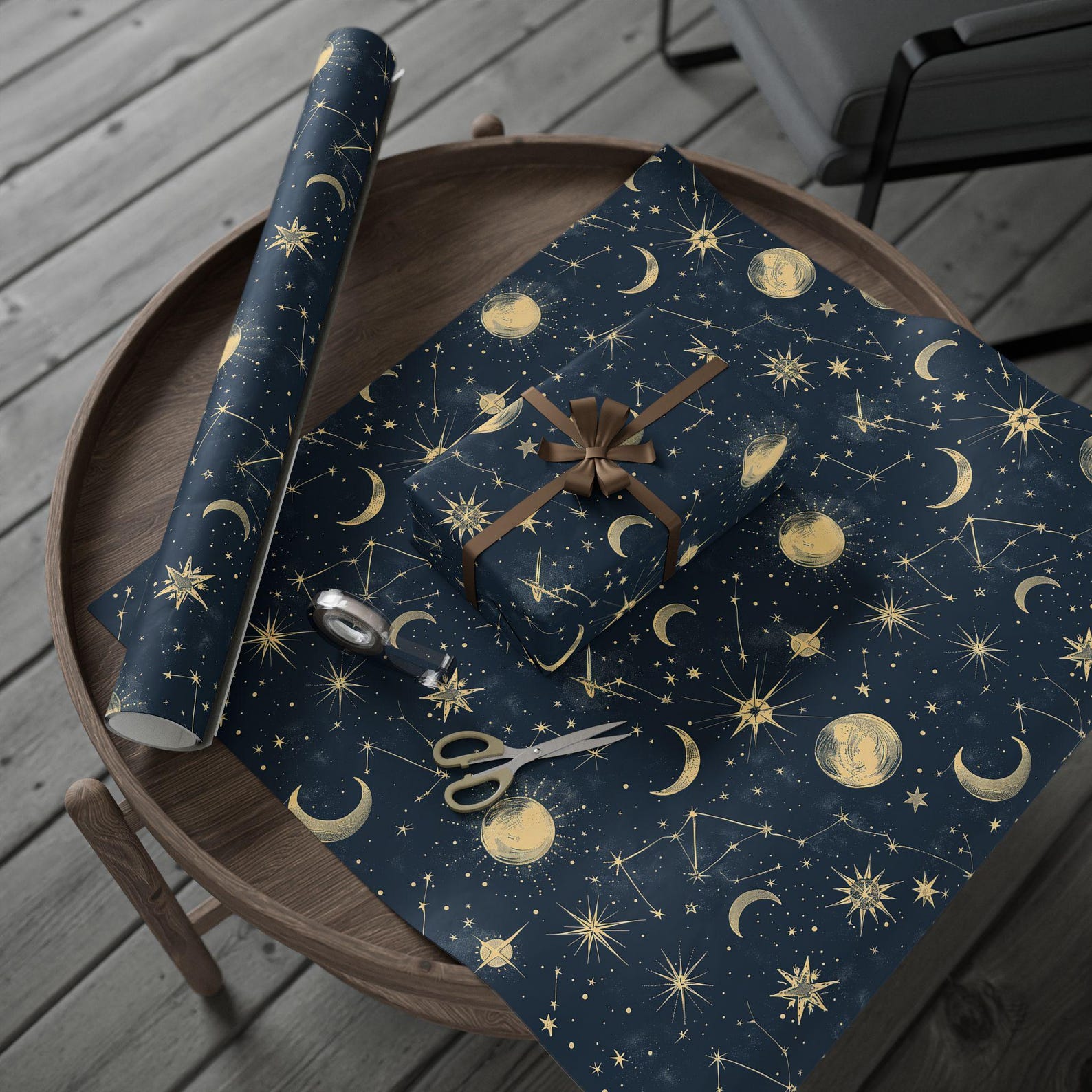 Space Constellations Wrapping Papers, Celestial Gift Wrap, Galaxy ...