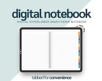 Digital Binder | Template Goodnotes Notability | 8 Hyperlink Tabs ...