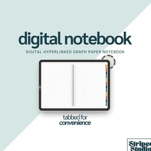 Digital Graph Paper Journal | Template Goodnotes Notability | 12 ...