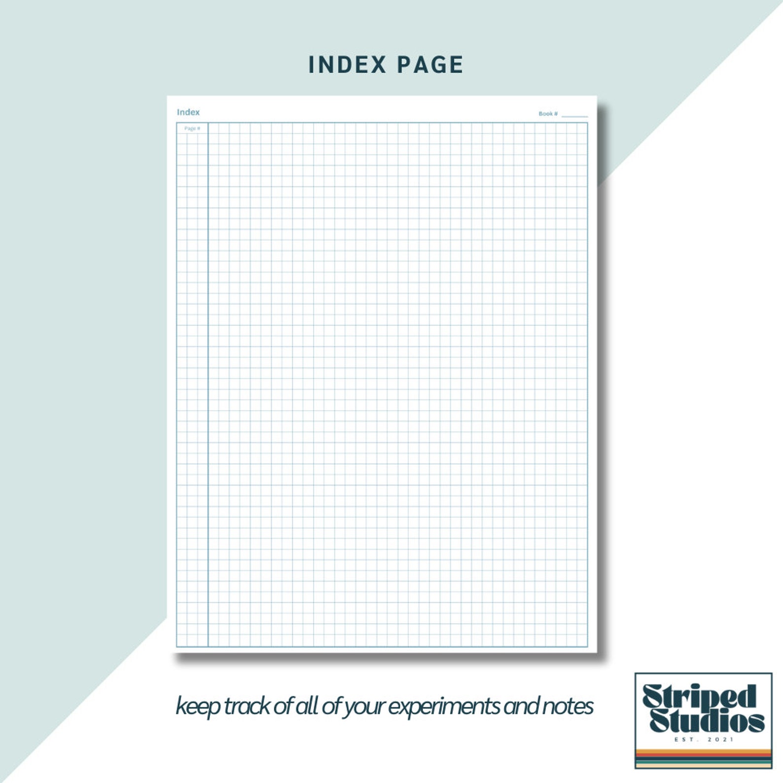 Digital Laboratory Notebook | Template Goodnotes Notability | Research ...
