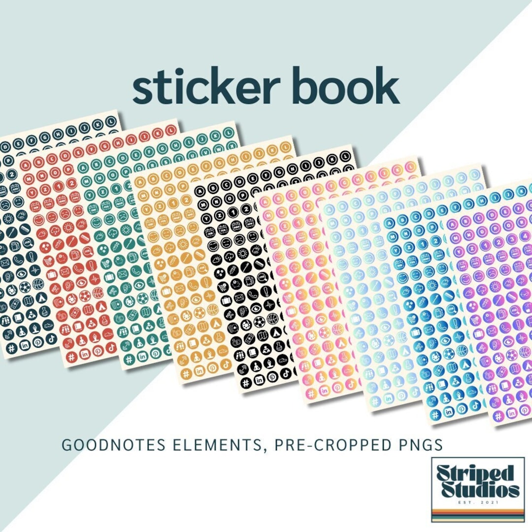 Digital Sticker Book | Goodnotes Element Collection | PDF Goodnotes ...