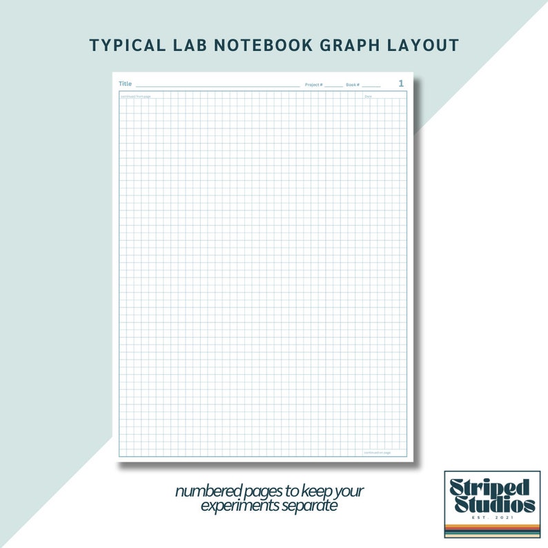 Digital Laboratory Notebook | Template Goodnotes Notability | Research ...