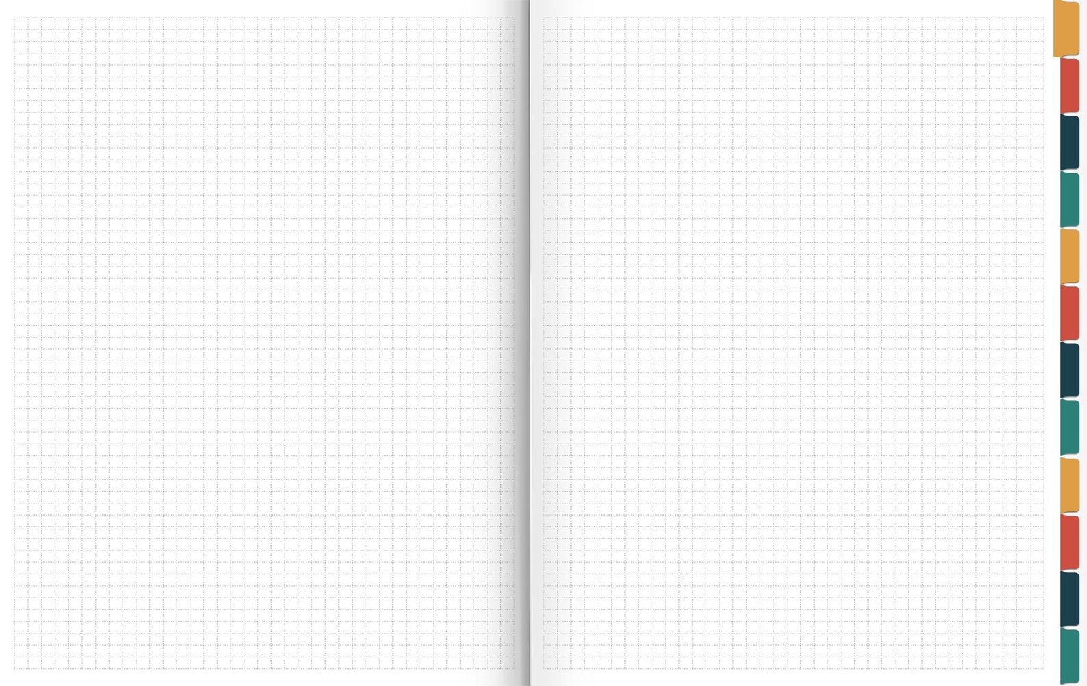 Digital Graph Paper Journal | Template Goodnotes Notability | 12 ...