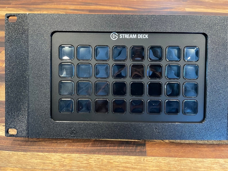Elgato Stream Deck XL 19" Rack Mount – Standard Width, 3D Printed ...