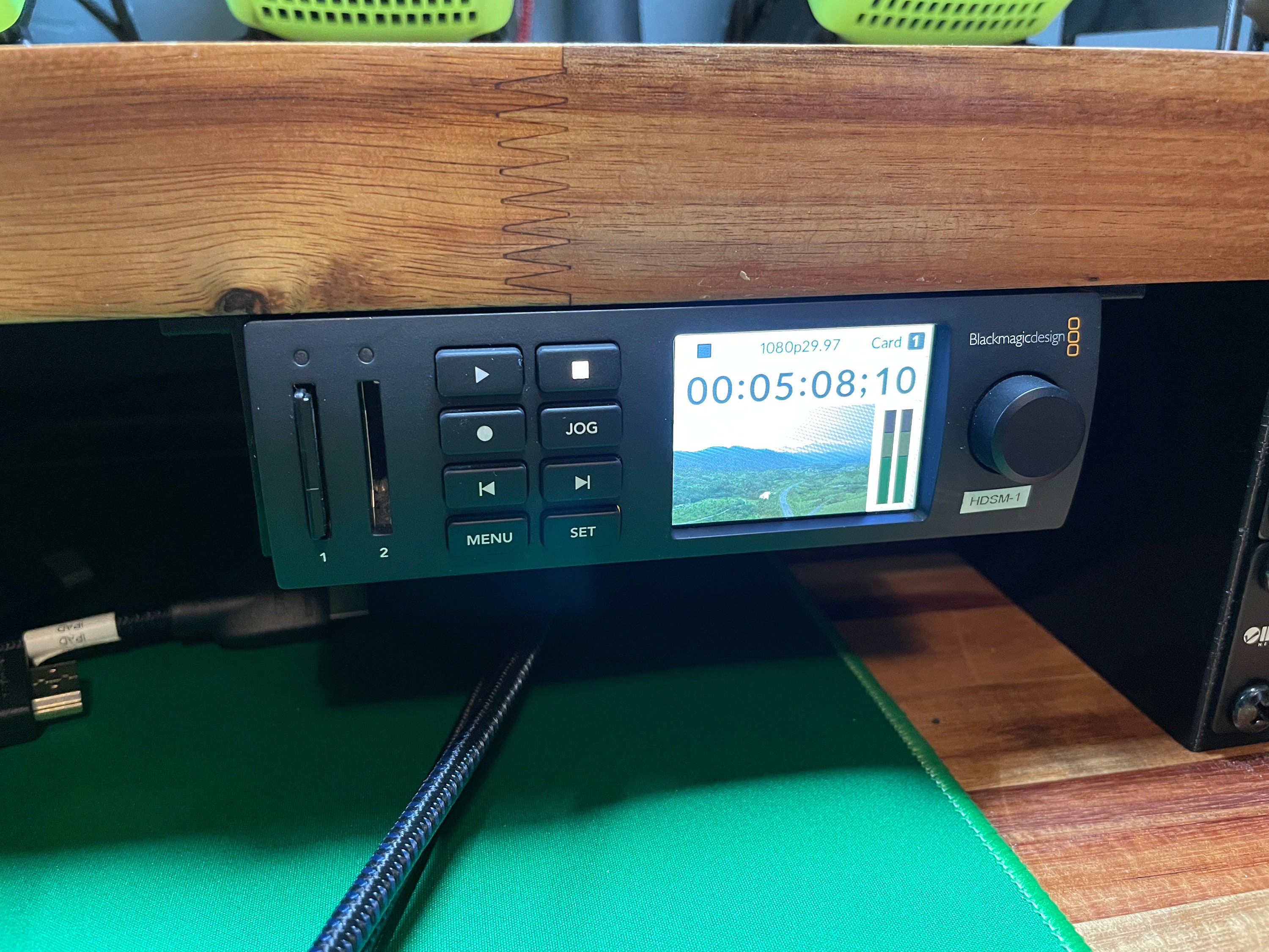 Blackmagic Hyperdeck Studio Mini Under-desk Mount STL Digital Download ...