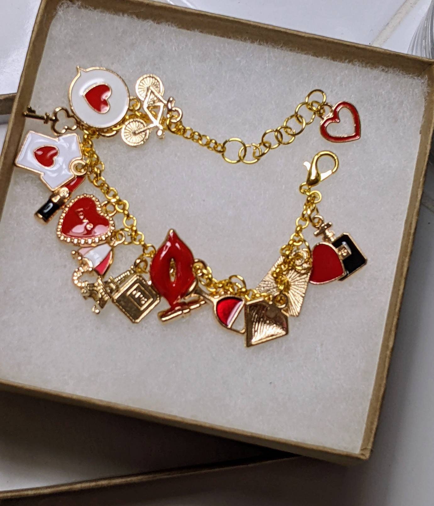 Things Women Love Charms. Gold Tone Fun 17 Charms 6 and - Etsy