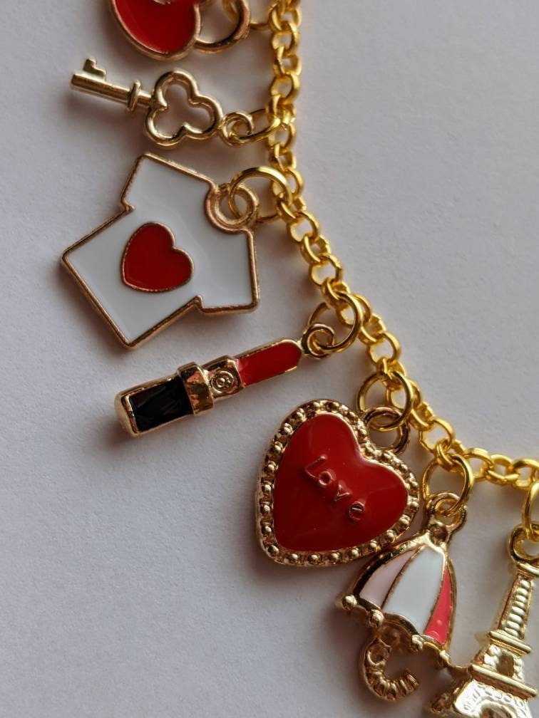 Things Women Love Charms. Gold Tone Fun 17 Charms 6 and - Etsy