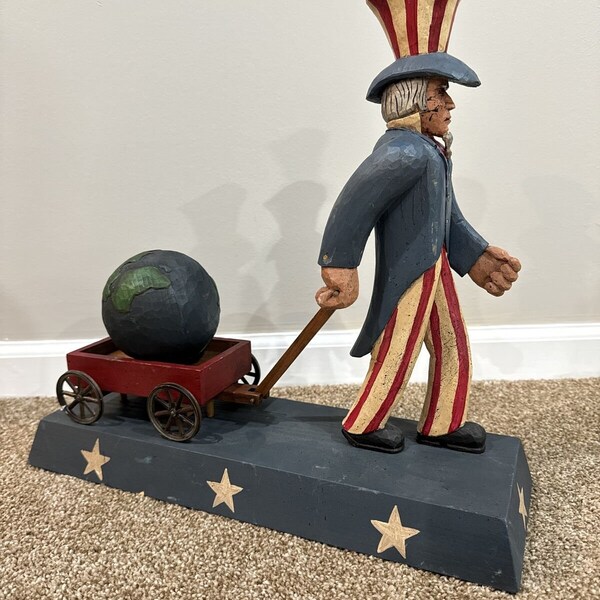Uncle Sam Figurine - Etsy
