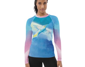 Blue Rash Guard Shirt - Etsy