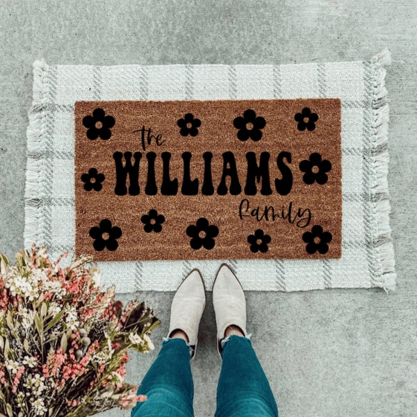 Boho Door Mat - Etsy