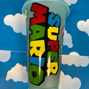 Super Mario Starbucks Cup | Mario Bros Starbucks Cup | Mario Plumber ...