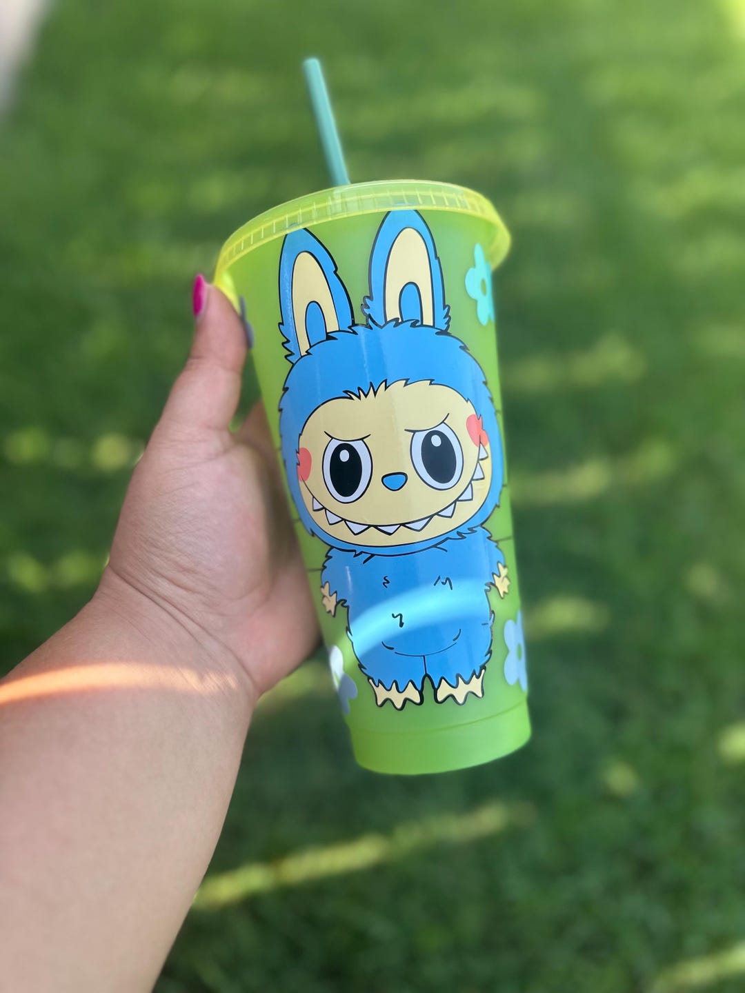 Labubu Cold Cup | Starbucks Labubu Dog Cup | Color Changing Cold Cup ...