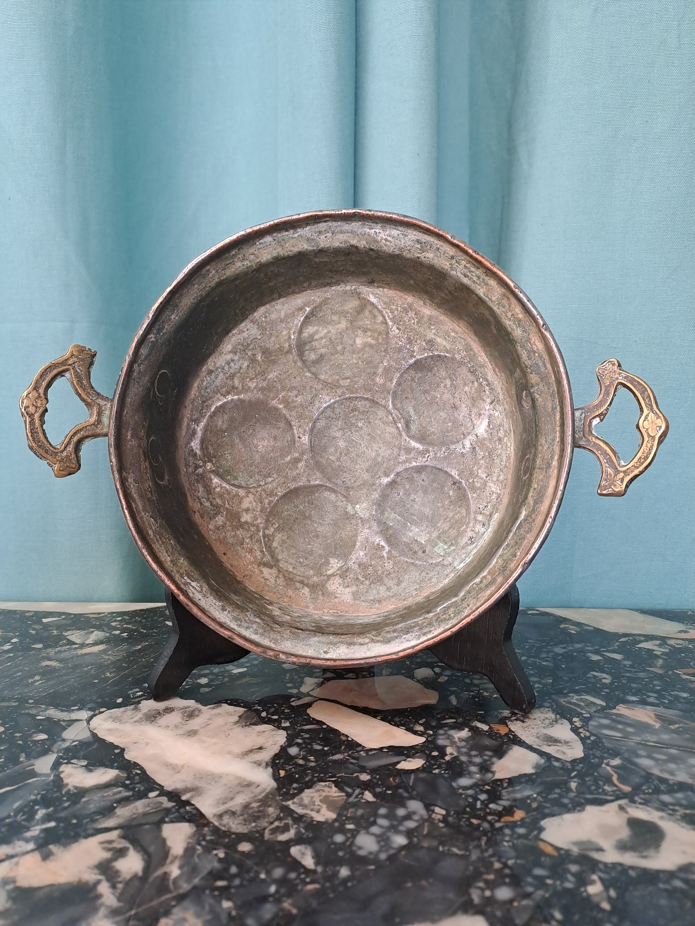Rustic Old 50s French Copper Pan for Snails or Eggs - Etsy