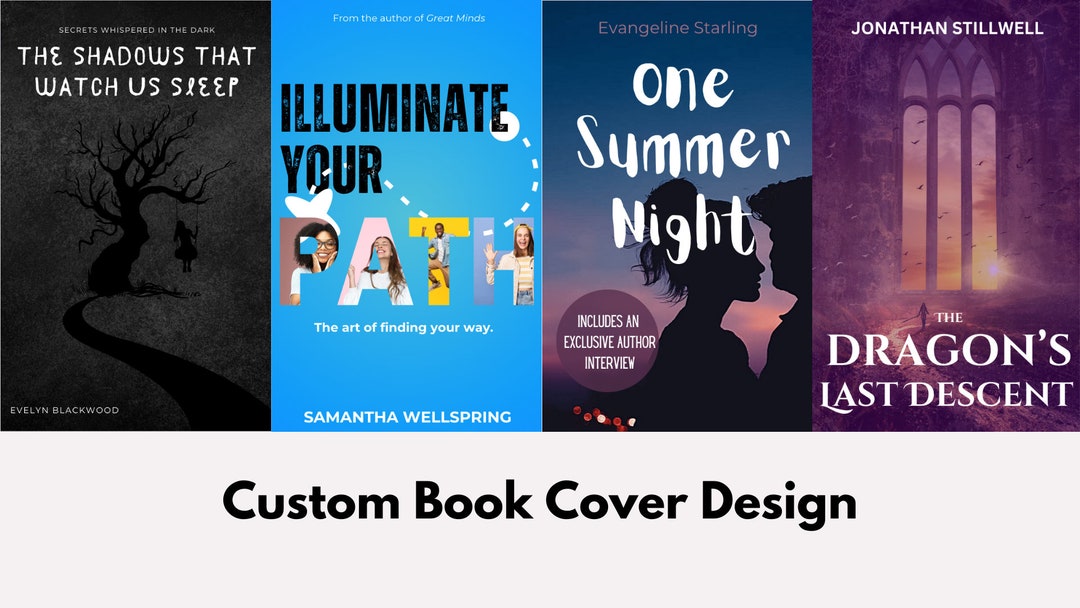Custom Book Cover Design - Etsy