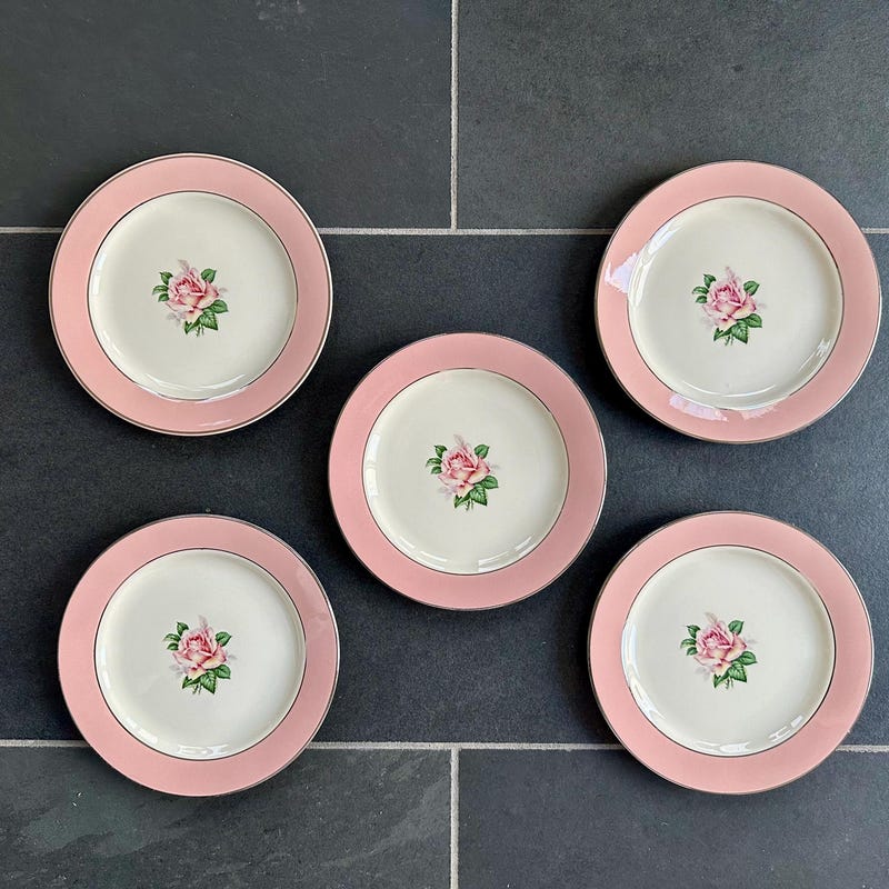 Vintage Pink Rose - Etsy