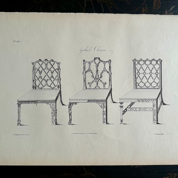 Chippendale Chairs - Etsy