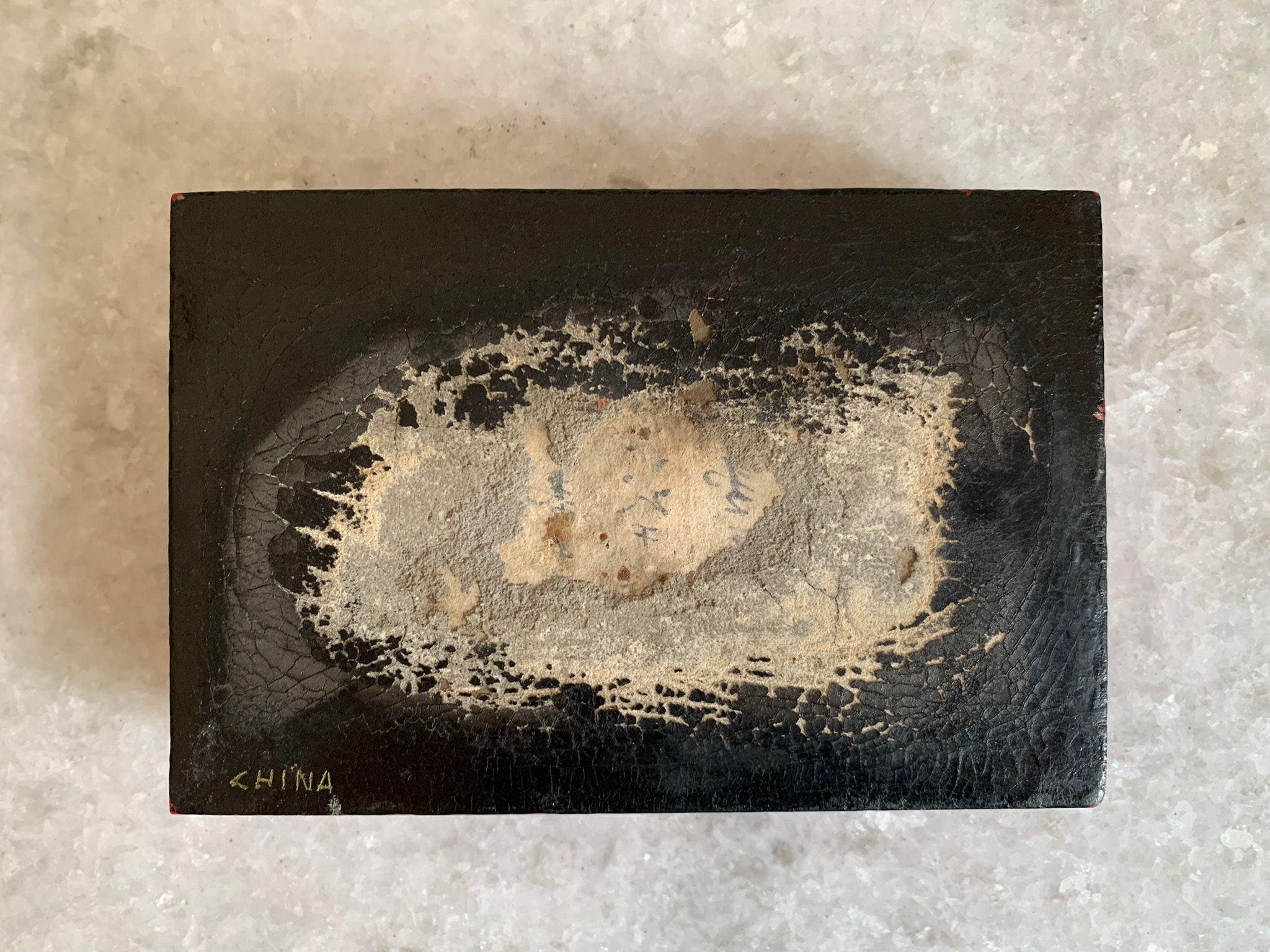 Vintage Chinese Cinnabar Box, Circa 1920s-1930s Red Chinoiserie ...