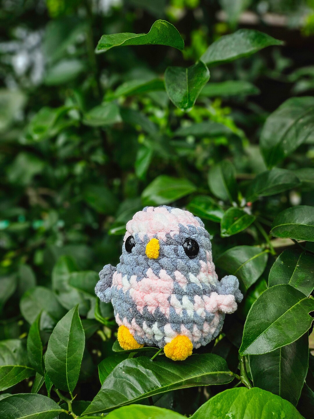 Crochet Pink Bird | Crochet Bird | Crochet Plushie | Crochet Stuffie ...