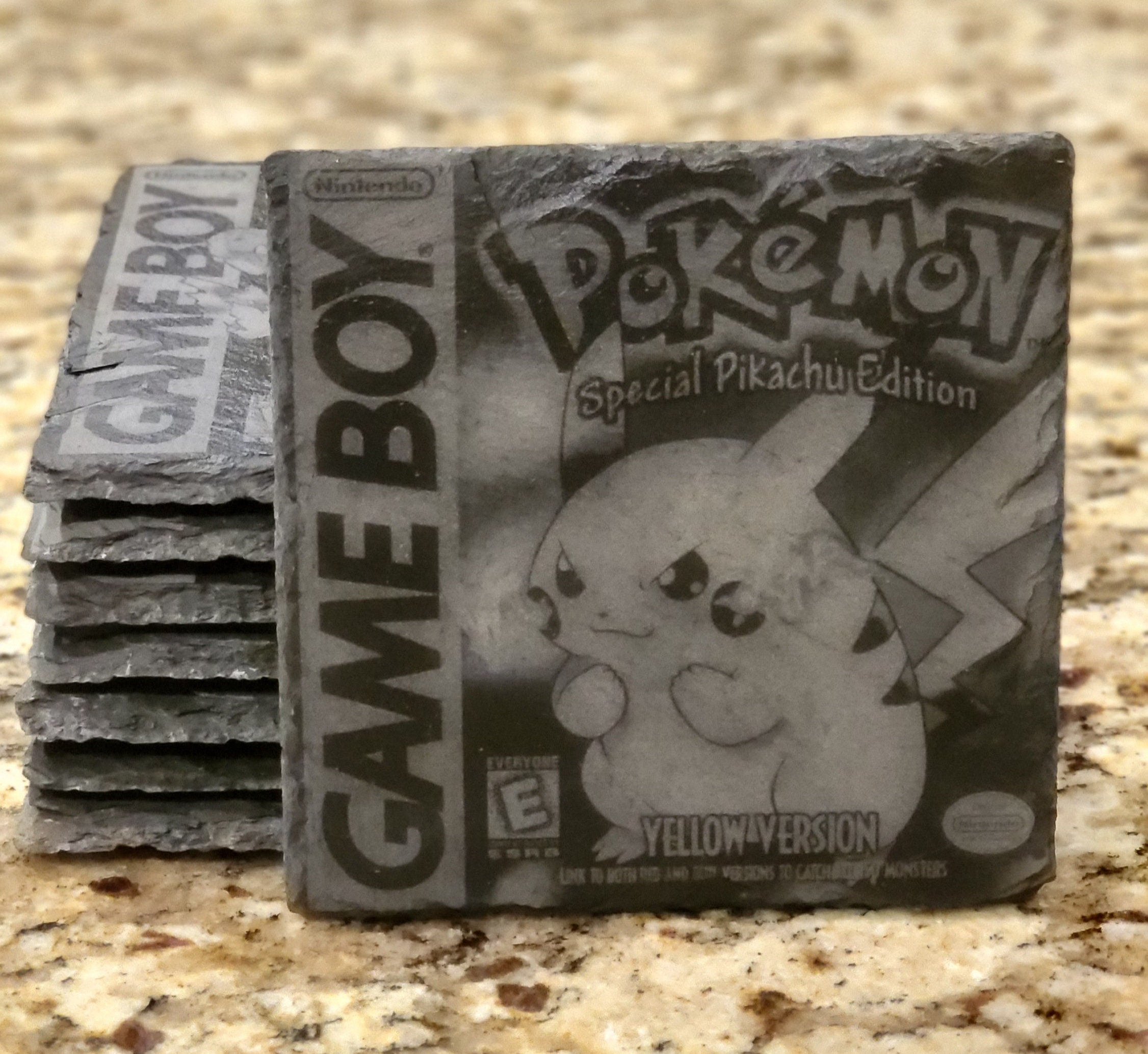 Pokemon Gameboy Box Art Slate Coasters Set of 4 - Etsy