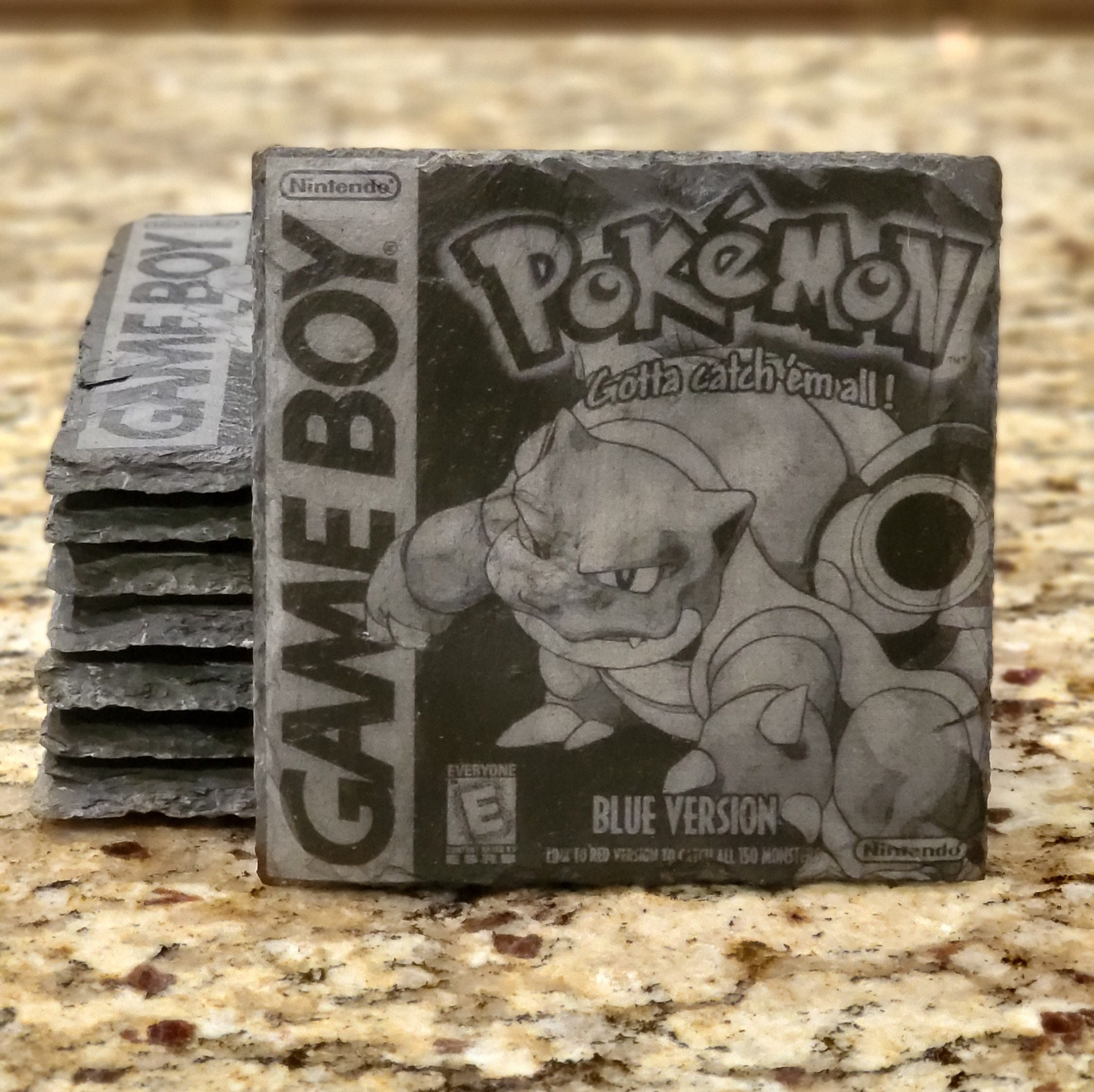 Pokemon Gameboy Box Art Slate Coasters Set of 4 - Etsy